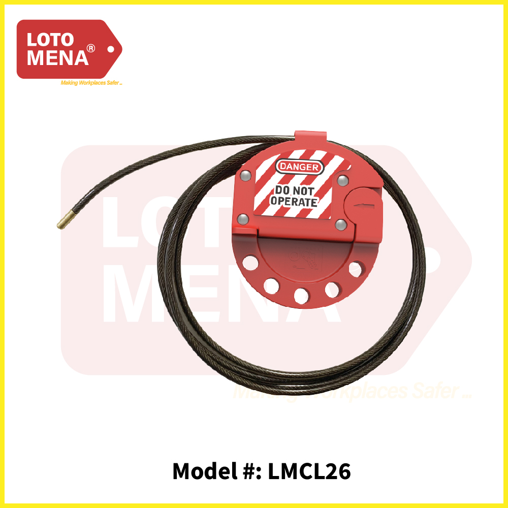 Adjustable Cable Lockout - LOTO MENA